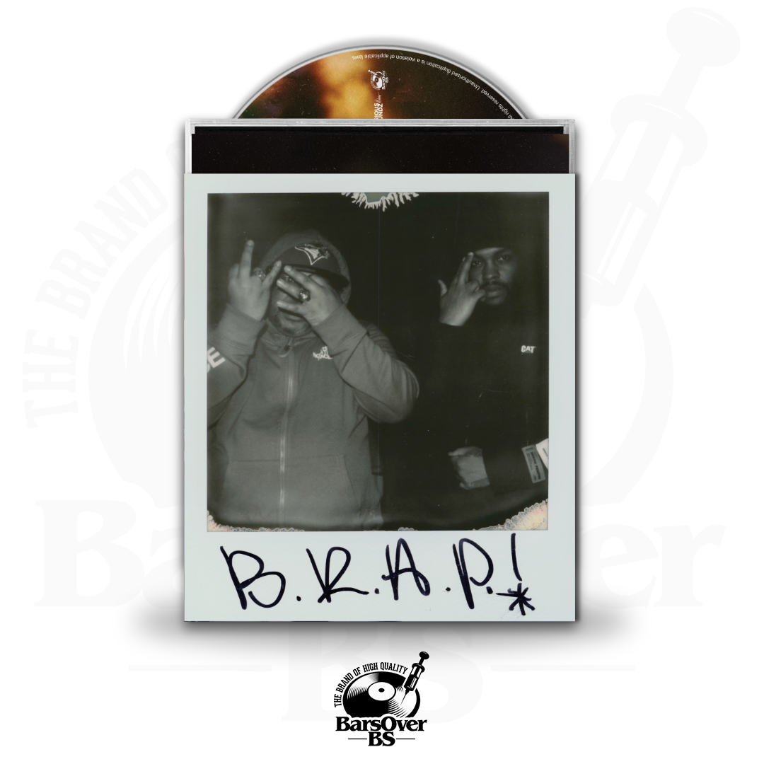 Estee Nack x V Don - BRAP 2 (Polaroid O-Card Jewel Case CD ) (Glass Ma ...